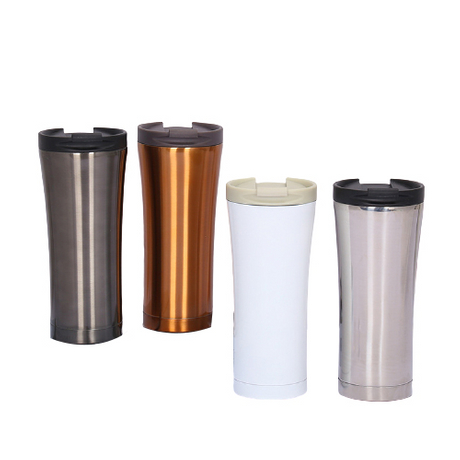 New Style 500ml Gold Black Stainless Steel Office Coffee Cup Bottle ...